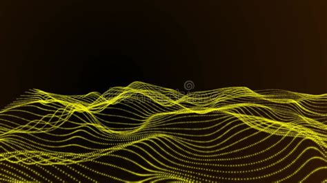 Abstract Digital Particle Wave And Light Abstract Abstract Particle