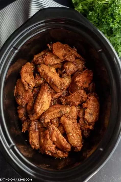 Crock Pot Buffalo Chicken Wings Recipe Is So Easy And Makes The Most Tasty Chicke Slow Cooker
