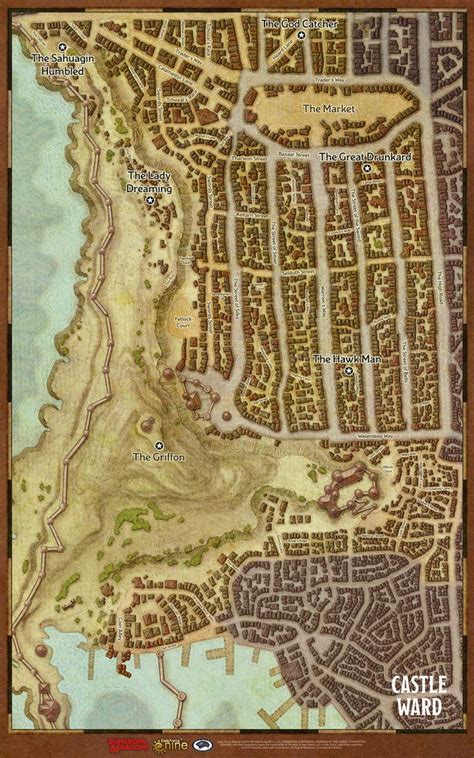 Dandd Waterdeep Dragon Heist Map Set The Games Corner