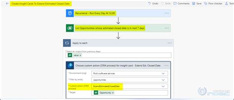 execute custom actions using sales insight cards assistant v3 in d365 ce microsoft dynamics