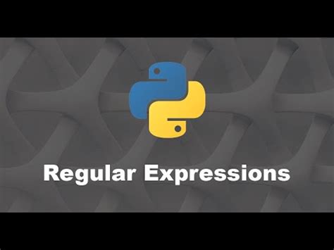 Python Regular Expression Part 1 RE Mohan Sivaraman Tamil YouTube