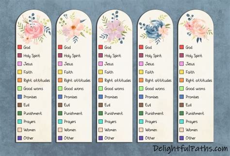 5 Steps To Color Coding Your Bible With Free Printable Bookmarks