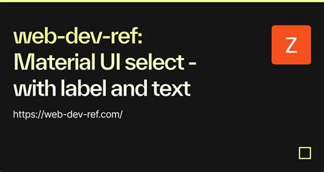 Web Dev Ref Material UI Select With Label And Text Codesandbox