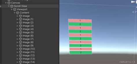 unity3d c ugui实现一个自动循环滚动的列表（scrollrect）的功能（含工程源码） c 无限滑动列表 csdn博客