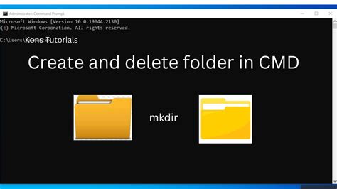 How To Create And Delete A Folder In Windows Using CMD Command Prompt
