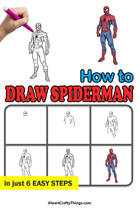 Simple Tips About How To Draw Step By Spiderman Icecarpet