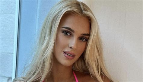 Model Veronika Rajek Has A Nip Slip While Posing In Thong Bikini