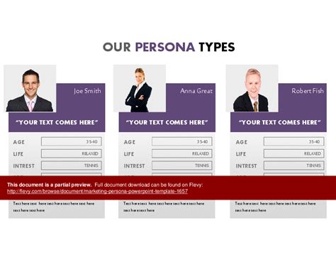 Powerpoint Persona Template Prntbl Concejomunicipaldechinu Gov Co