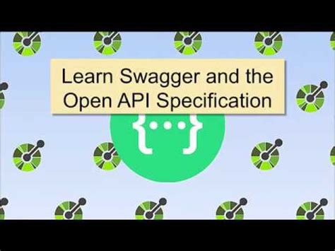 Learn Swagger And The Open API Specification YouTube