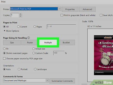 How To Print Multiple Pages Per Sheet In Adobe Reader 11 Steps