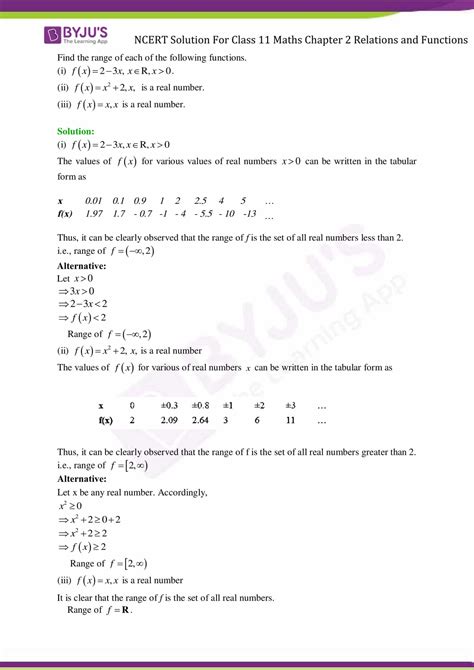 ncert solutions class 11 maths chapter 2 relations and functions ex 2 3 updated for cbse 2019