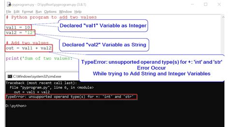 typeerror unsupported operand type s for int and str