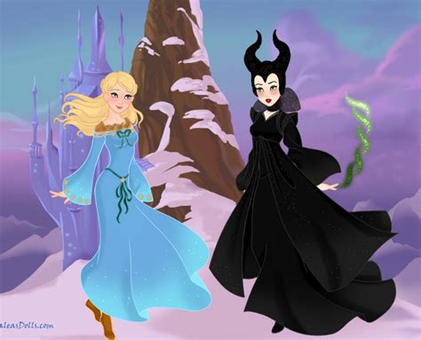 Maleficent And Aurora By M Mannering On Deviantart