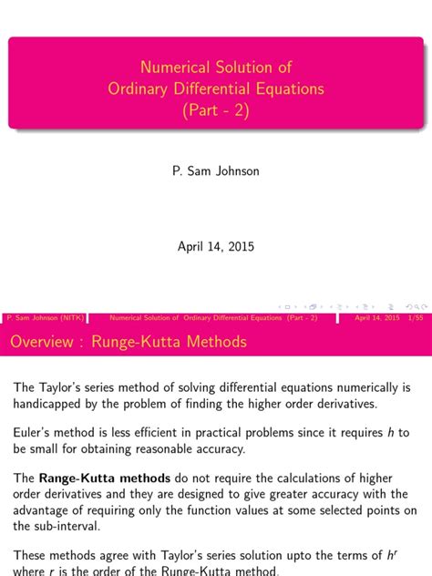 numerical solution to ode part 2 pdf pdf numerical analysis differential equations