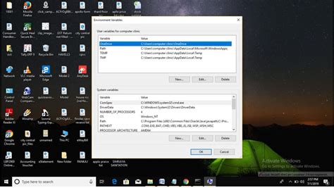 how to set path in java in windows