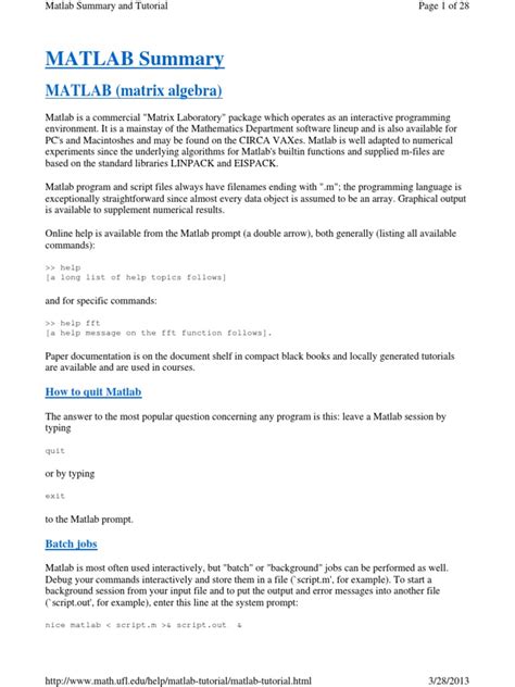 math ufl edu help matlab tutorial matlab tutorial pdf trigonometric functions