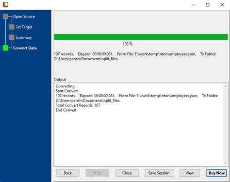 Split Large JSON File Into Multiple Files