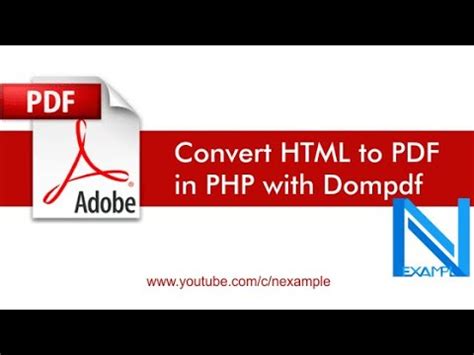 PHP Convert HTML To PDF In PHP With Dompdf 2021 With Array Dompdf