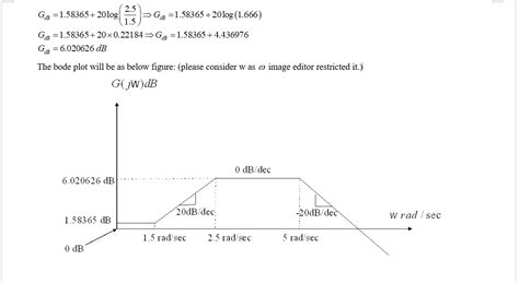 [solved] plot the asymptotic bode diagram of the following open loop course hero