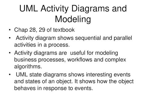 pdf uml activity diagrams and modelingcs uwindsor ca 60 322 lectures statechart activity