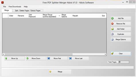 free pdf merger and splitter to merge and split pdf files