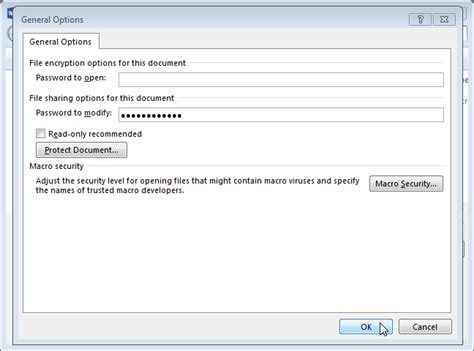 how to create read only documents you can open without a password in word