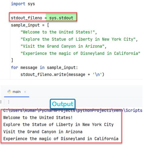 Что такое Stdin stdout и stderr в Python примеры использования