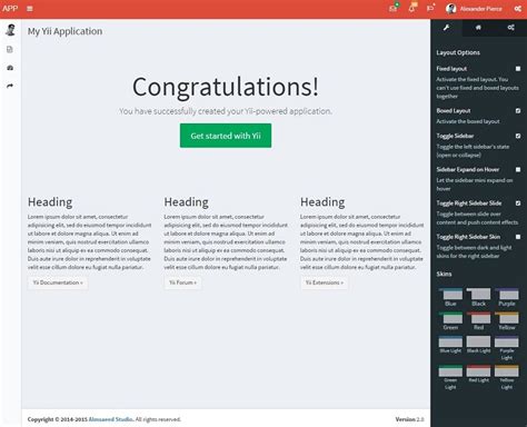 Yii How To Customize Bootstrap Template In Yii2 Stack