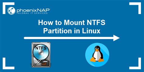 Как подключить ntfs диск в linux