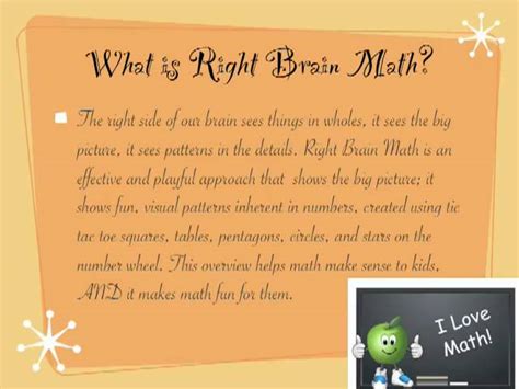 Right Brain Math Video For Learning Times Tables In A Fun Way