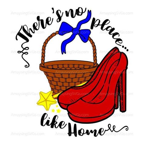 There S No Place Like Home With A Basket And High Heel Shoes On It