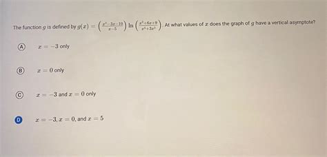 solved the function g is defined by