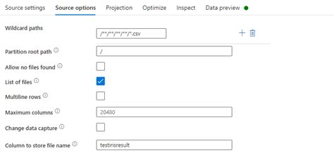 Azure Data Factory Read Csv Files From Multiple Portioned Folders Stack Overflow