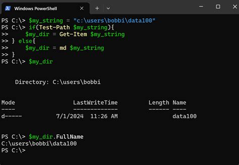 powershell how to convert string to directory object collecting wisdom