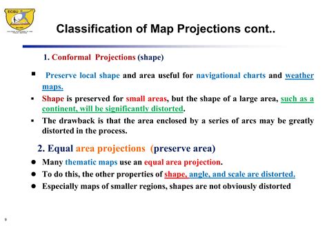 gis lecture 3 map projetion and coordinate system ppt