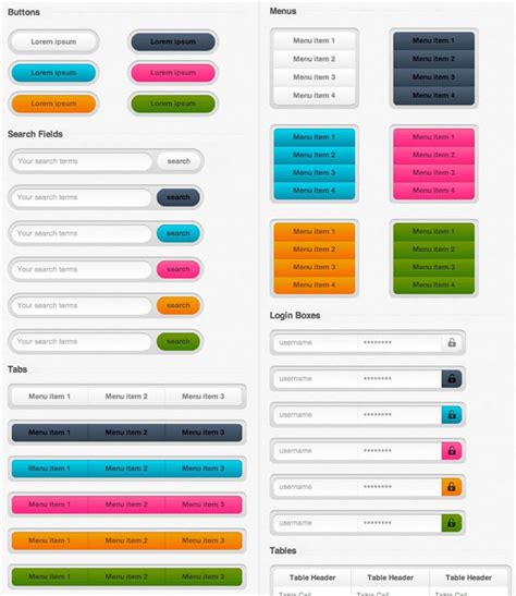 10 free pure css ui kits