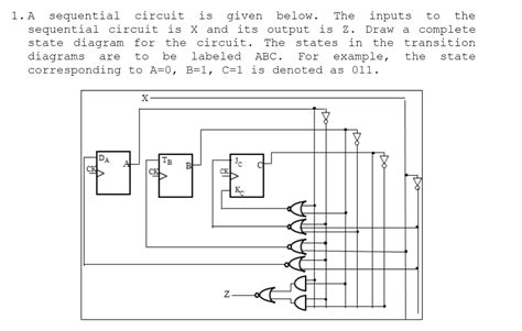 How To Draw State Diagram In Sequential Circuits