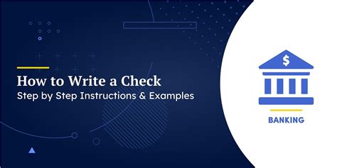 How To Write A Check Step By Step Instructions Examples
