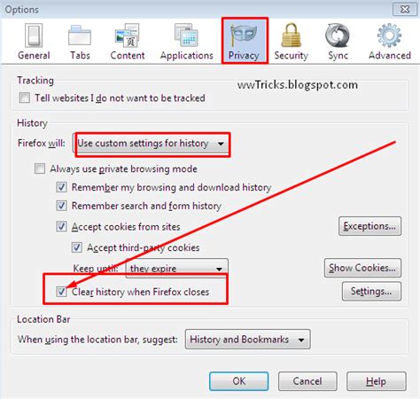 How To Automatically Delete Browsing History In Your Browser Tech Web