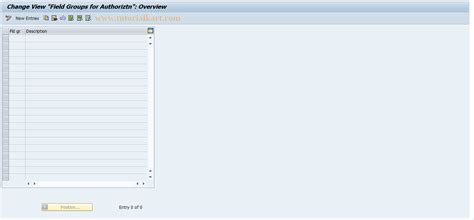 REORRR0103 SAP Tcode RR Field Groups For Authorization Transaction Code
