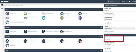 How To Check Your Disk Space Usage In CPanel HostOnNet