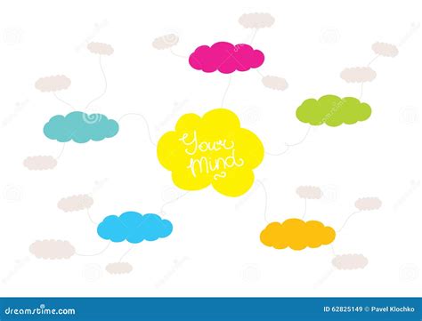 Mindmap Hand Drawn Scheme Infographic Design Stock Vector