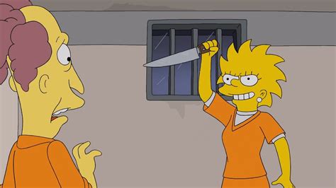 Lisa Kills Sideshow Bob The Simpsons Treehouse Of Horror XXXIV