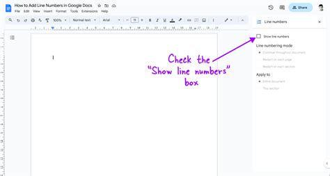 How To Add Line Numbers In Google Docs 3 Easy Steps