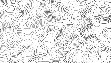 Abstract Topographic Map Background Abstract Topographic Map