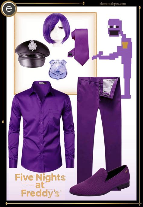Dress Up Like Purple Man From Five Nights At Freddies Elemental Spot