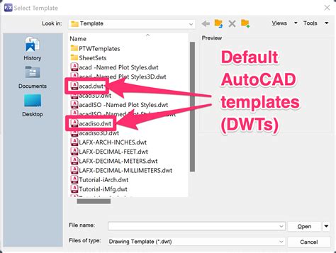 Autocad Drawing Template Files Dwt File Locations How To Open And What