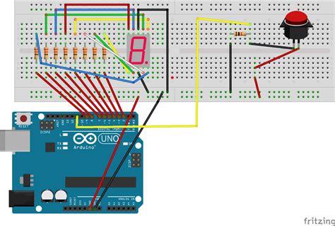 arduino 七段顯示器程式碼 youvoix