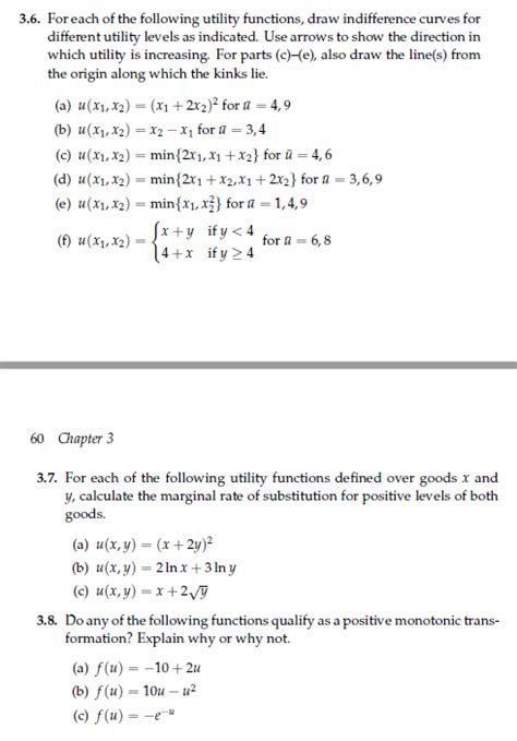 solved 3 6 foreach of the following utility functions draw