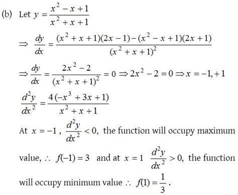 how do you find the minimum and maximum values of a function